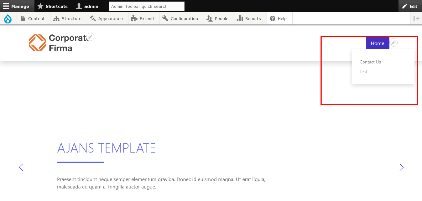 Main menu dropdown issue [#3283149] | Drupal.org