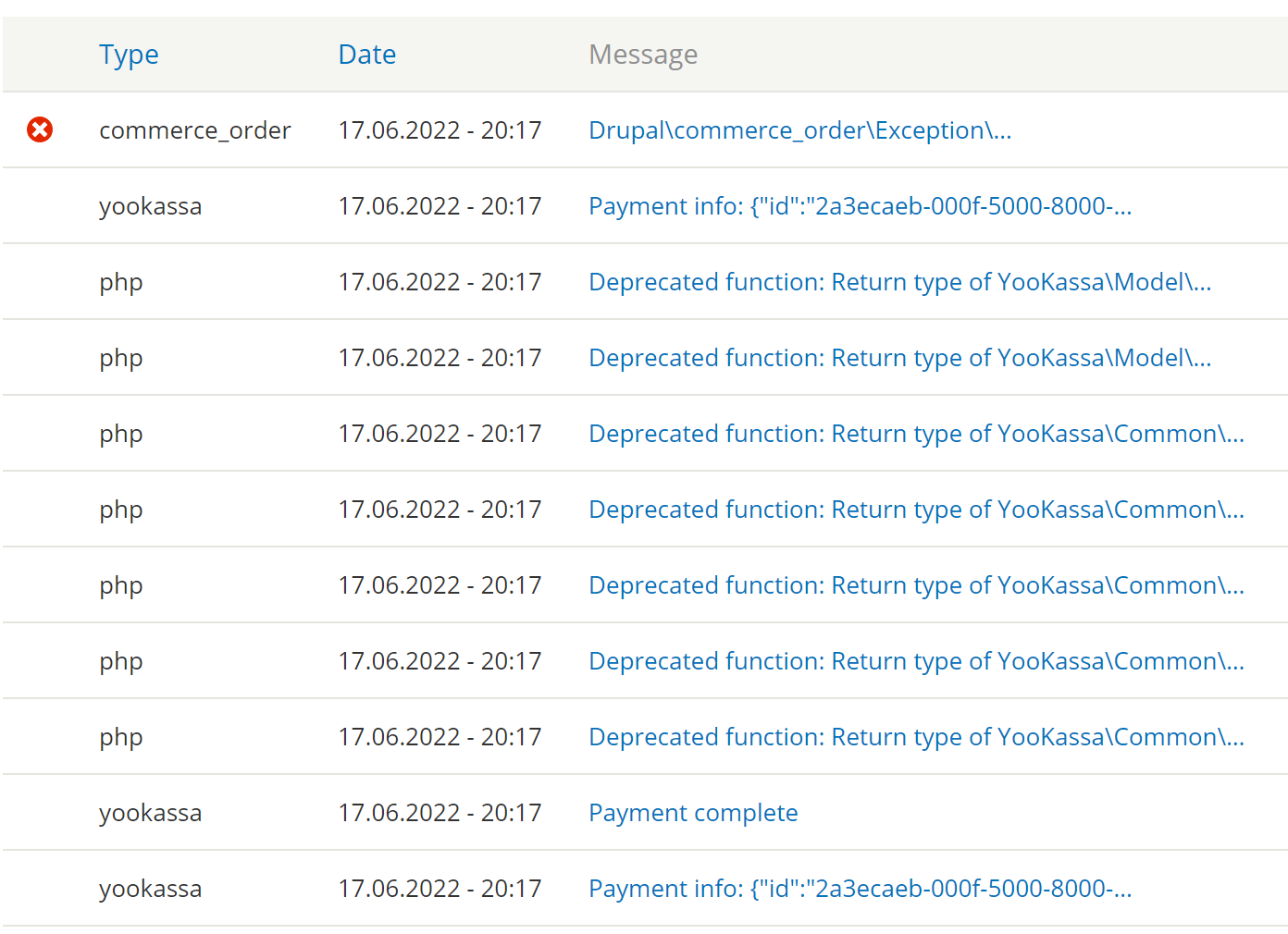 Attempted to save order 123 with version 3. Current version is 4 [#3291455] | Drupal.org