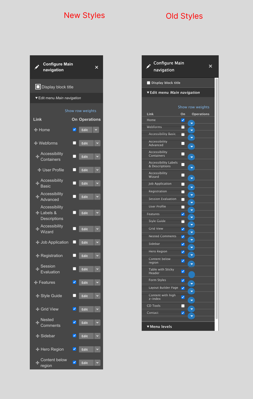 Refactor Drupal 10 Settings Tray Off Canvas To Use Modern Css [ 3291797]