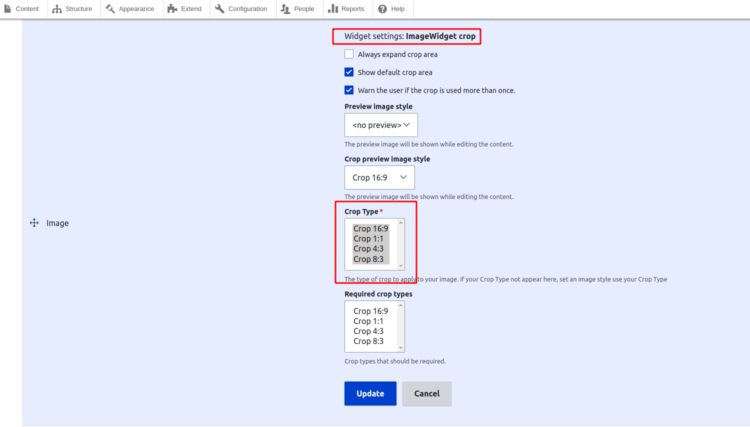 Crop is not being reset when having multiple crop and image style [#3299821] | Drupal.org