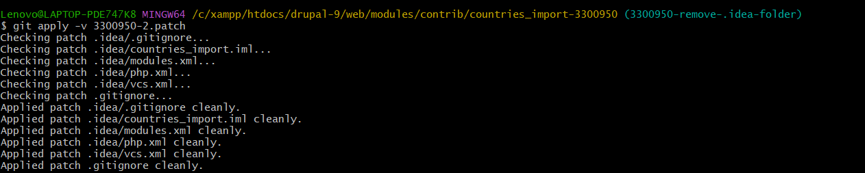 Remove .idea folder from dev branch [#3300950] | Drupal.org