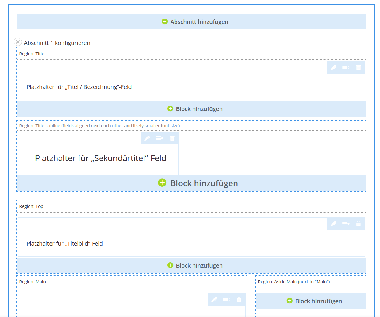 Layout builder: Visualize layout, region and field / block more clearly ...