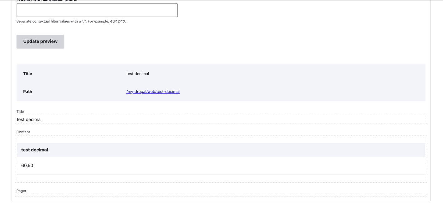 Decimal separator and decimals settings ignored when aggregating decimal fields [#2735997 ...