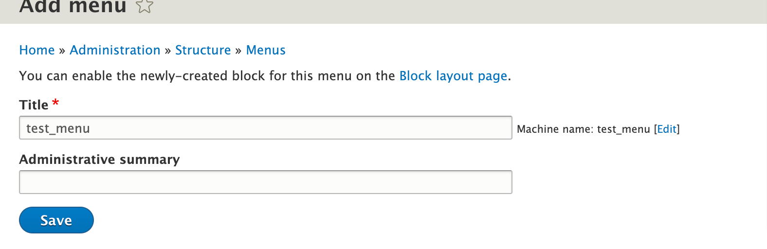 Allow underscore in menu machine name [#3304219] | Drupal.org