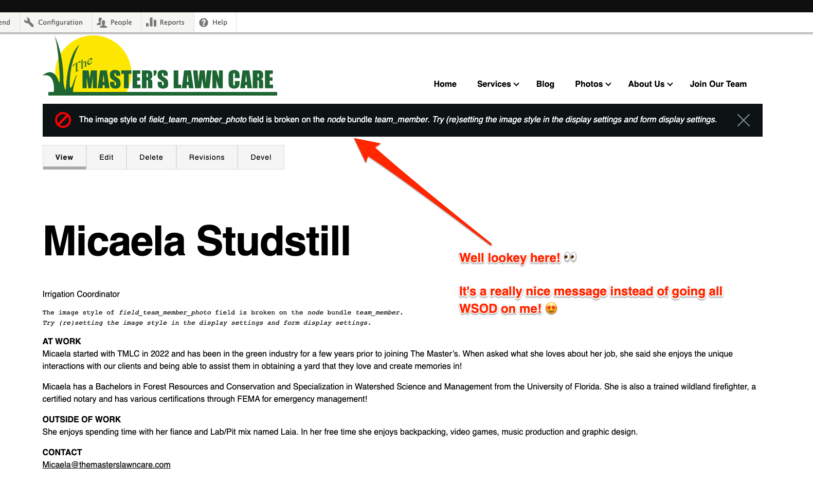 Call to a member function getCacheTags() on null [#2949573] | Drupal.org