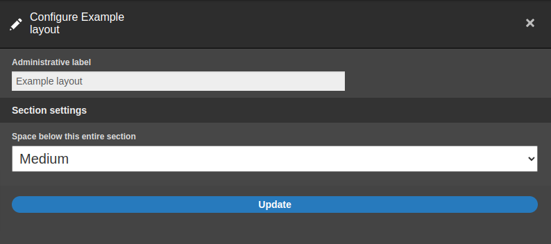 Consider adding layout type to configure form [#3307551] | Drupal.org