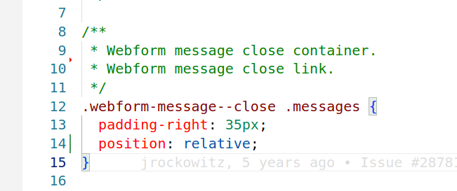 Unexpected Duplicate Selector Webform Message Close Messages [ 3306582]
