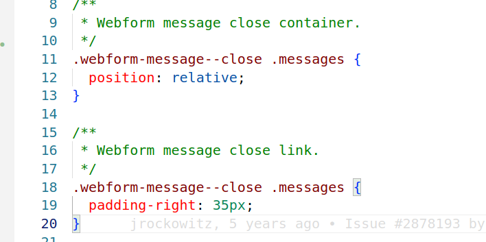 Unexpected Duplicate Selector Webform Message Close Messages [ 3306582]