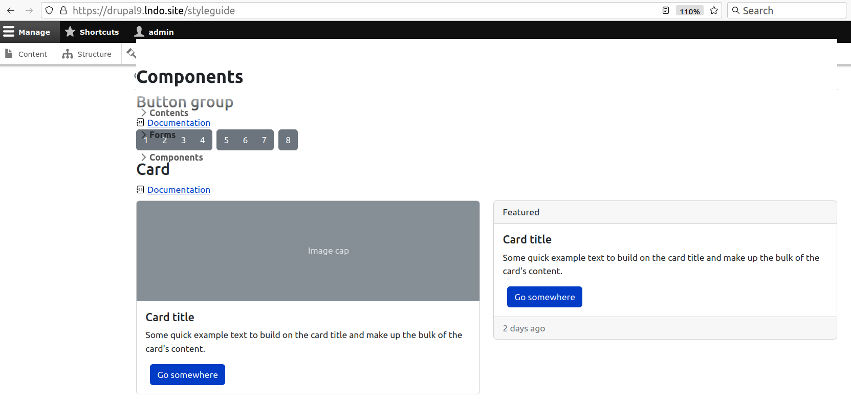 Create styleguide based on Bootstrap 5 cheat sheet ...