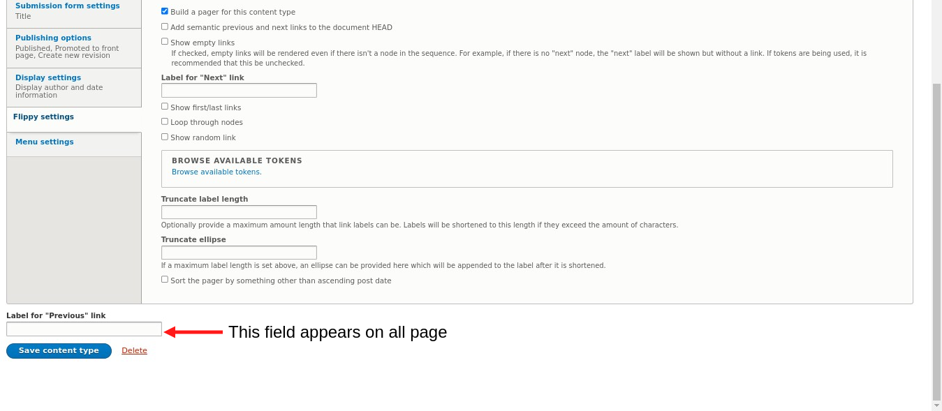 Label for previous link appears on every local task link [#3312017] | Drupal.org