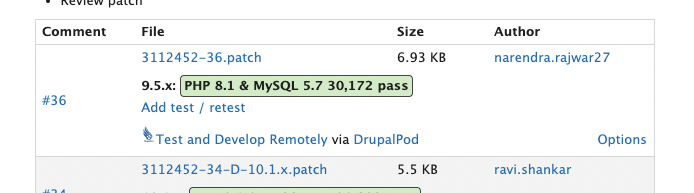 Integrate DrupalPod into Issue Patches and Forks [#3312543] | Drupal.org
