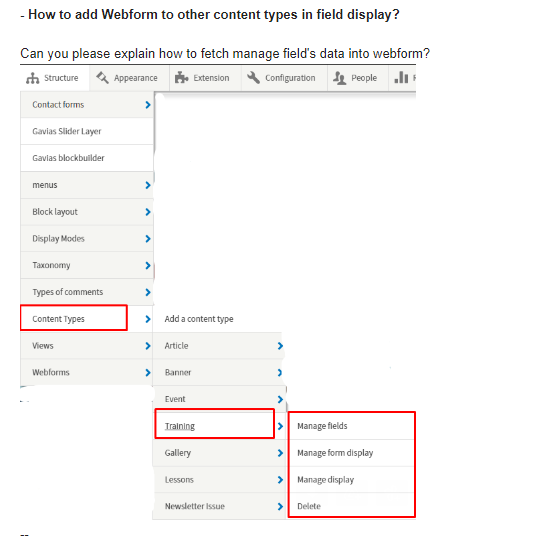 Question Regarding How To Add Webform To Other Content Types In Field Display [ 3313157