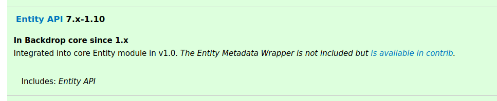 Entity API should point to Entity Plus and not mention the deprecated EMW port [#3314212 ...