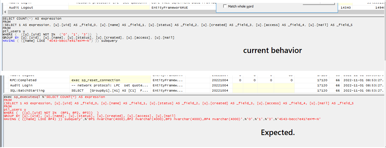 Most of the queries are executing in insecure mode. [#3318476] | Drupal.org
