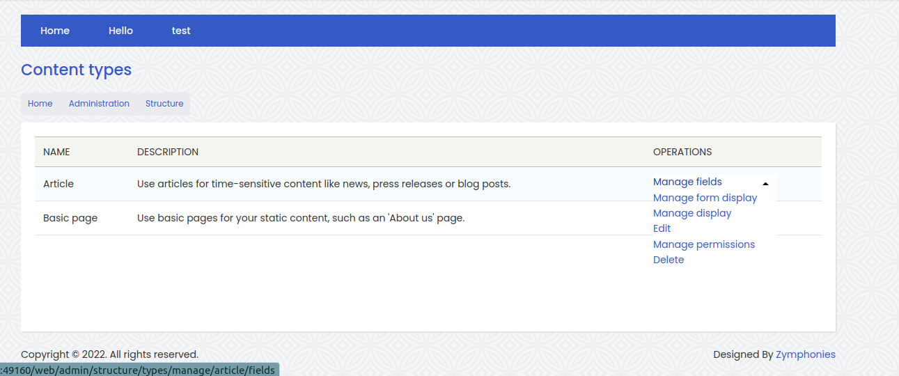 Dropdown link overlapping [#3316273] | Drupal.org