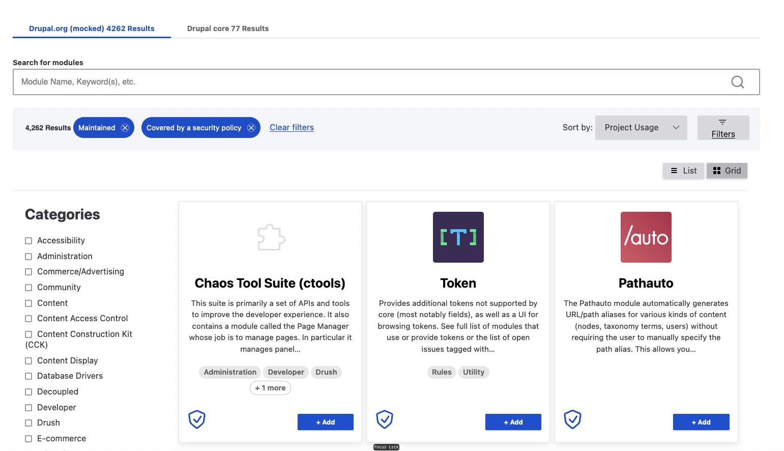 Improve the categories filter type in context to the rest of the filter component ui [#3318817 ...