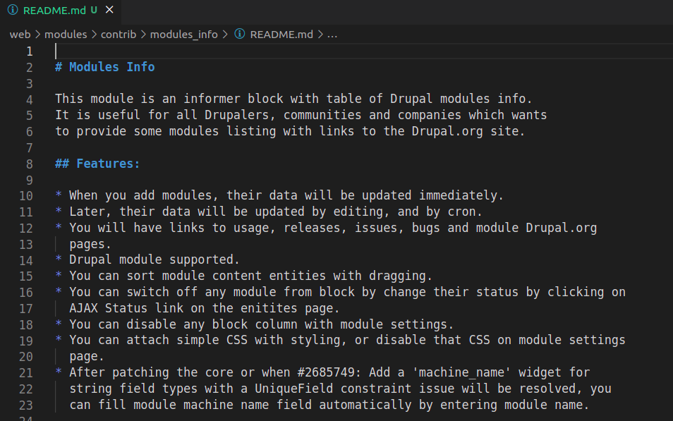 Convert README.txt to README.md [#3318676] | Drupal.org