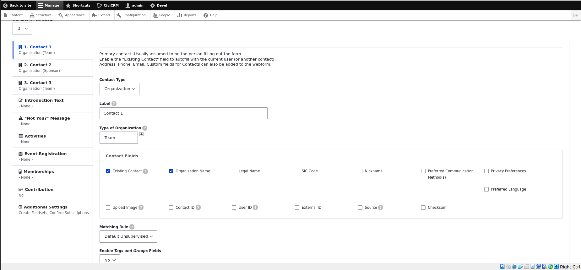 Specify relationships list for sub type contacts doesn't populate properly [#3319506] | Drupal.org