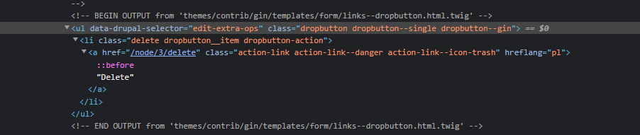 double border around dropbutton [#3321115] | Drupal.org
