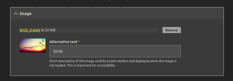 Image Upload size not visible [#3323510] | Drupal.org