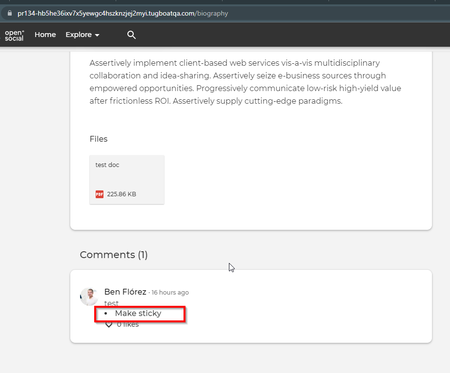 Some actions for comments are not displayed in the dropdown [#3323603] | Drupal.org