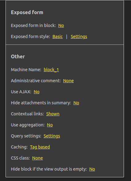 Views display settings text color not visible [#3323696] | Drupal.org