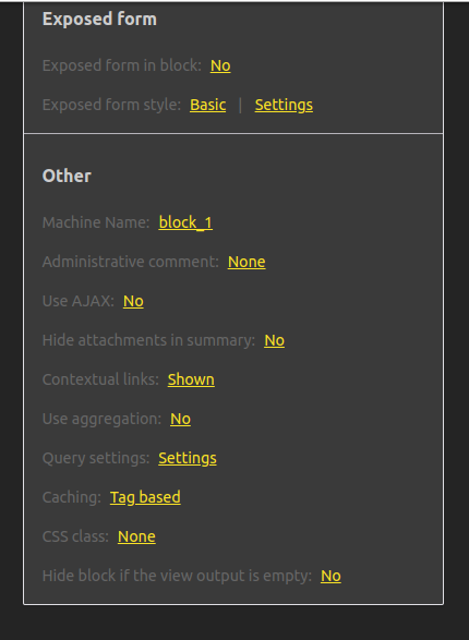 Views display settings text color not visible [#3323696] | Drupal.org