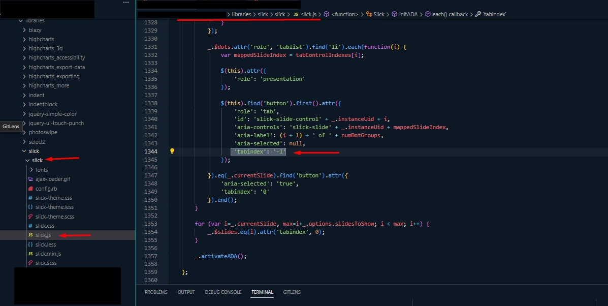 Accessibility improvement - sliders – dot navigation keyboard accessible (visibly) [#3323552 ...