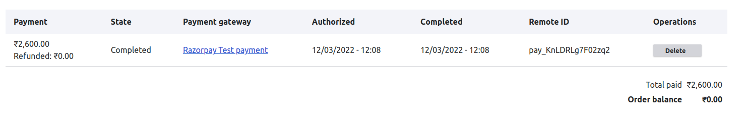 Refund link not available from admin order payment page [#3325120] | Drupal.org