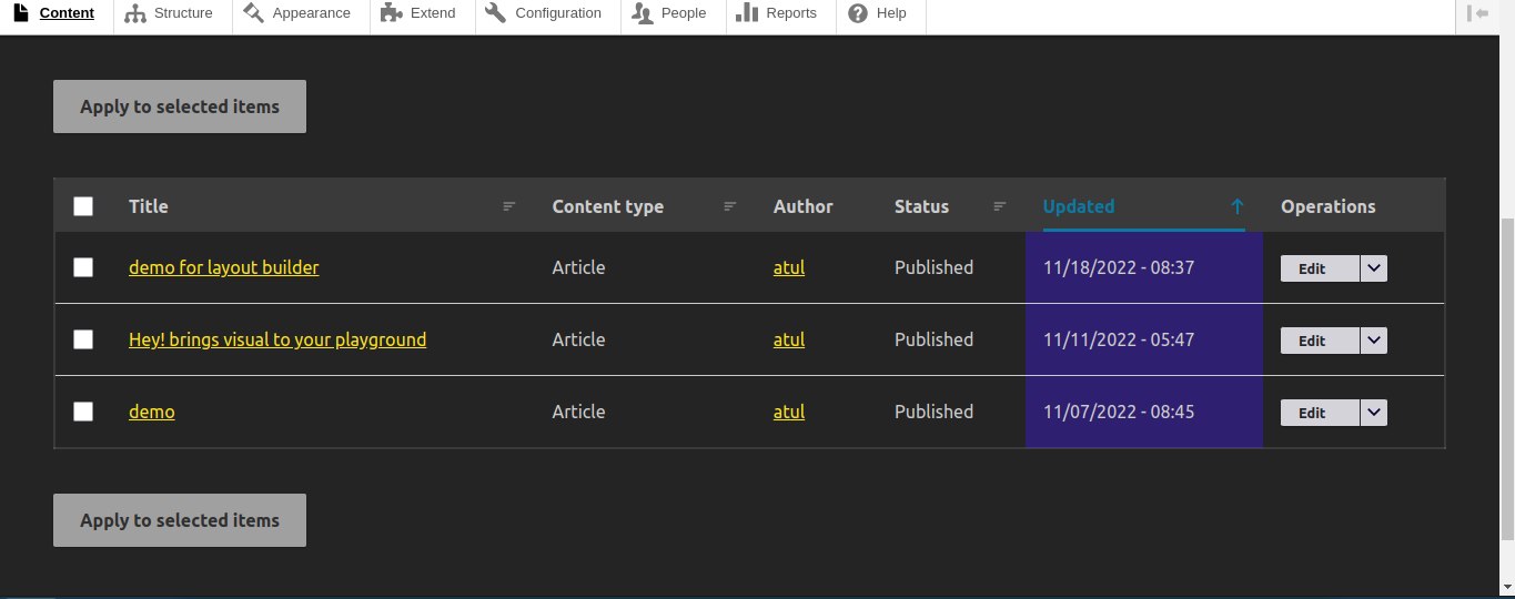 Active table row column background color visible [#3318872] | Drupal.org