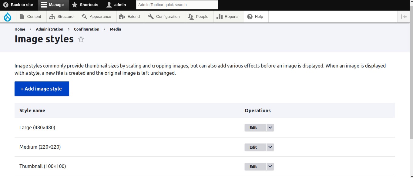 Create a filter for image style list page. [#3325363] | Drupal.org
