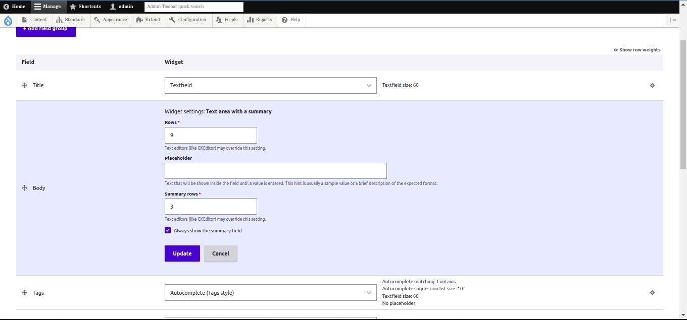 Ckeditor 5 Isnt Respecting Field Widgets Row Settings 3241295