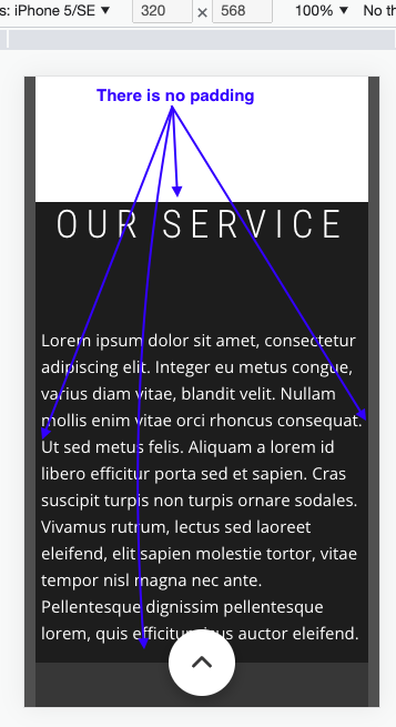 On mobile Padding Issue [#3331527] | Drupal.org