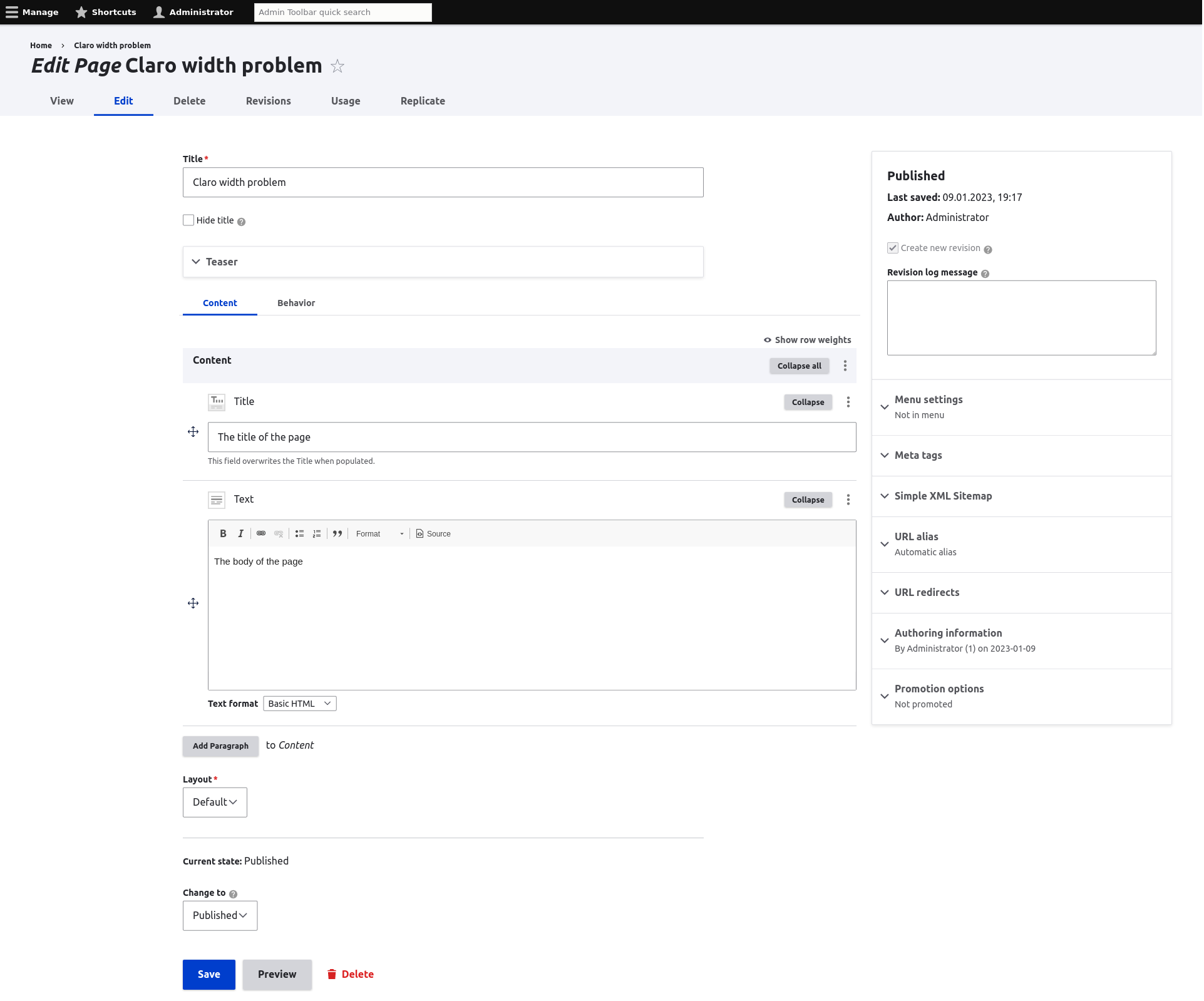 Wider Paragraphs content editing form widget [#3332030] | Drupal.org