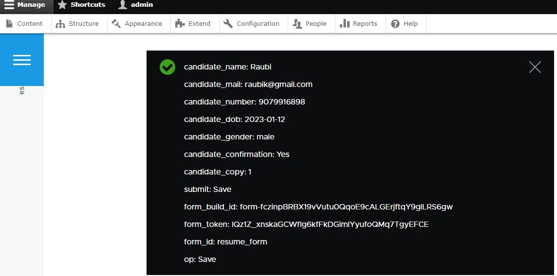 After submit Application form not working [#3332516] | Drupal.org
