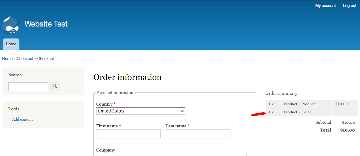 Webform is adding a second product to the cart [#3284949] | Drupal.org