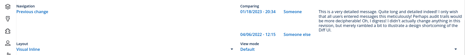 Redesign the Diff UI for a more "warm and shiny" off the shelf ...