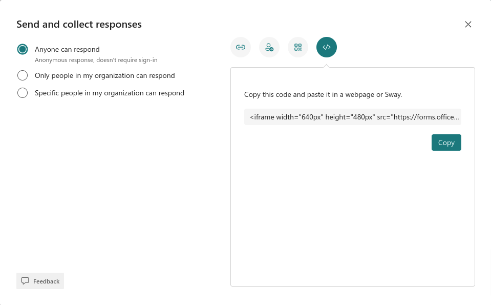 Add support for Microsoft Forms [#3343220] | Drupal.org