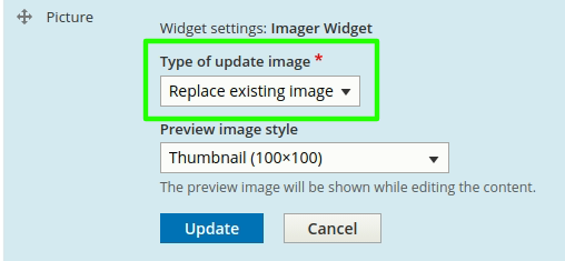 Option to replace an old image [#3346837] | Drupal.org