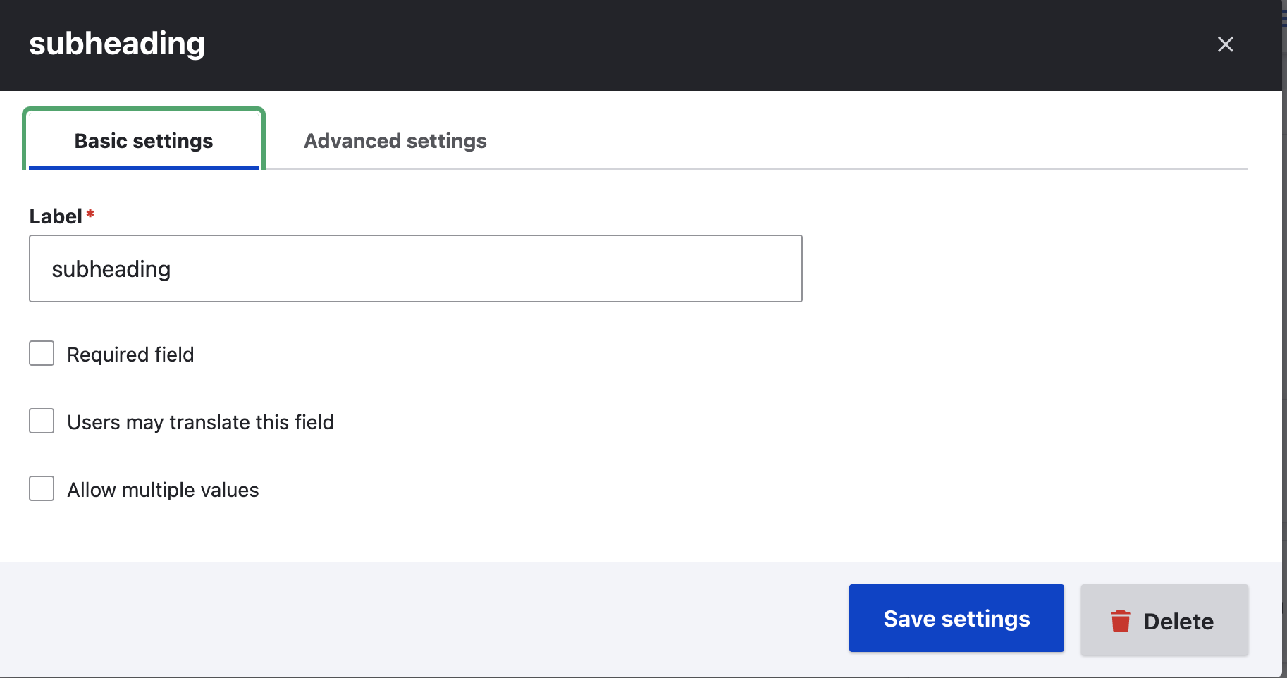 Combine field storage and field instance forms [#3347291] | Drupal.org