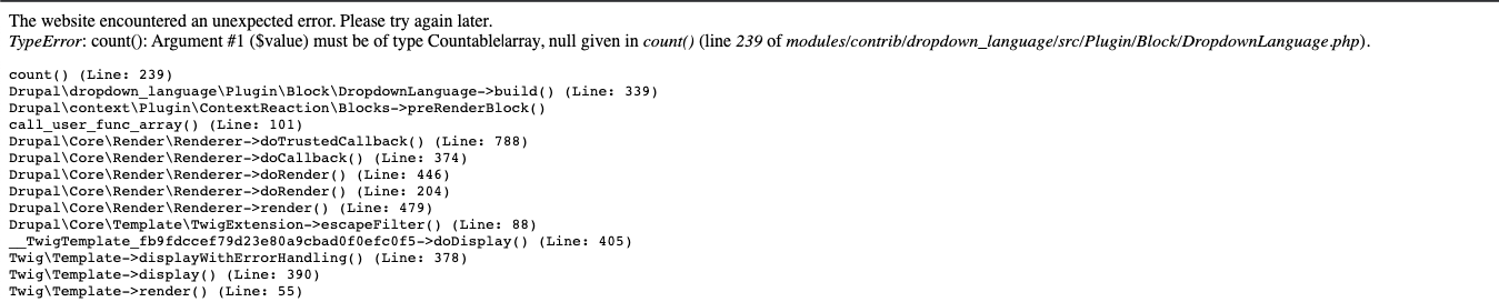 Fix TypeError: array_keys(): Argument #1 ($array) must be of type array ...