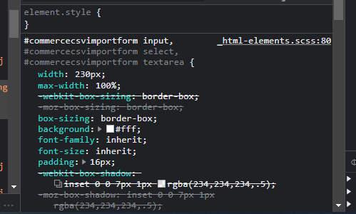 error in css [#3348707] | Drupal.org