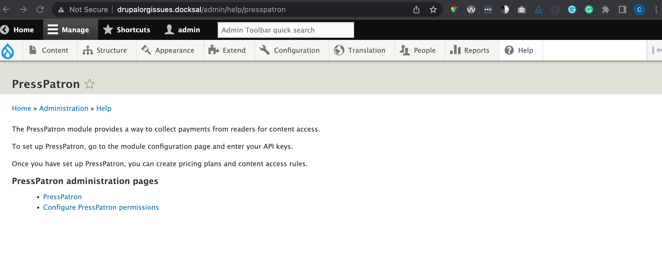 Add hook_help [#3339865] | Drupal.org