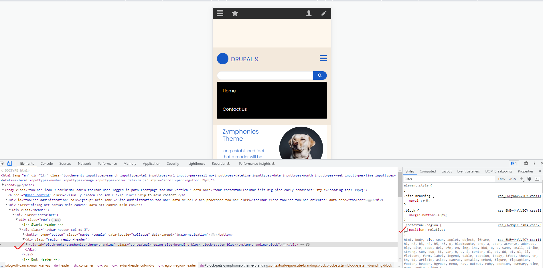 On Mobile View menu is not Working. [#3355269] | Drupal.org