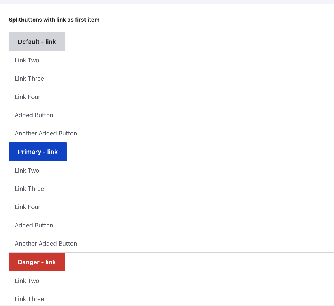 Add new Splitbutton render element to eventually replace Dropbutton [#1899236] | Drupal.org