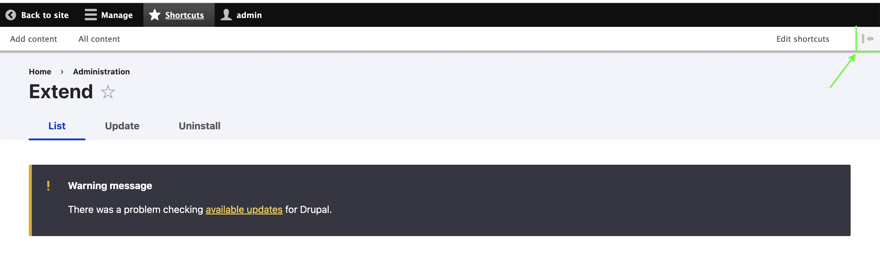 Missing value for toolbar-toggle-orientation button [#3315113] | Drupal.org