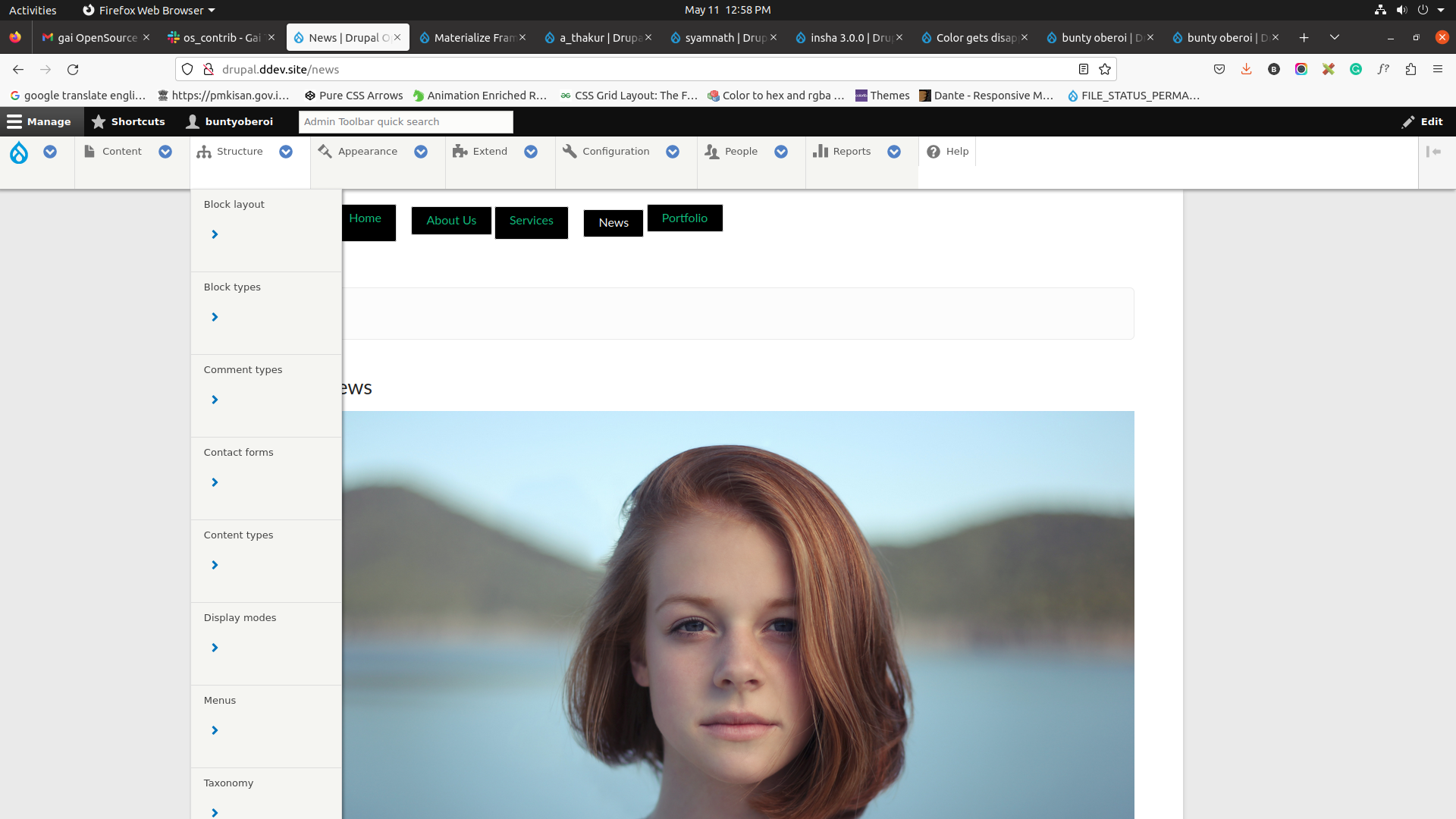 Admin toolbar breaking with Insha theme [#3359570] | Drupal.org