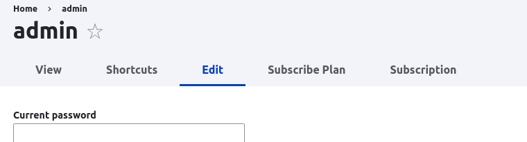 Add new tabs in edit profile page for subscriptions [#3360567] | Drupal.org