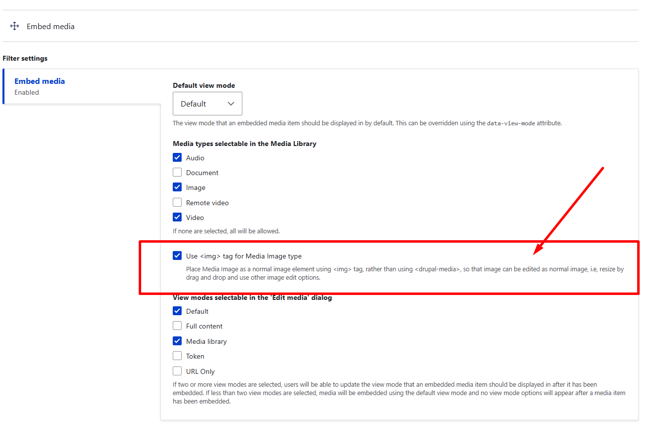 CKEditor5, Provide a way to embed Media Image as primitive image in editor, to enable image edit ...