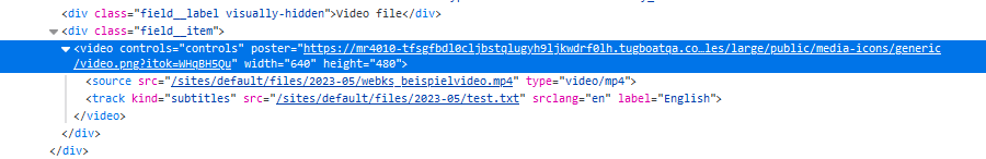 Add poster image to HTML5 media videos [#2954834] | Drupal.org